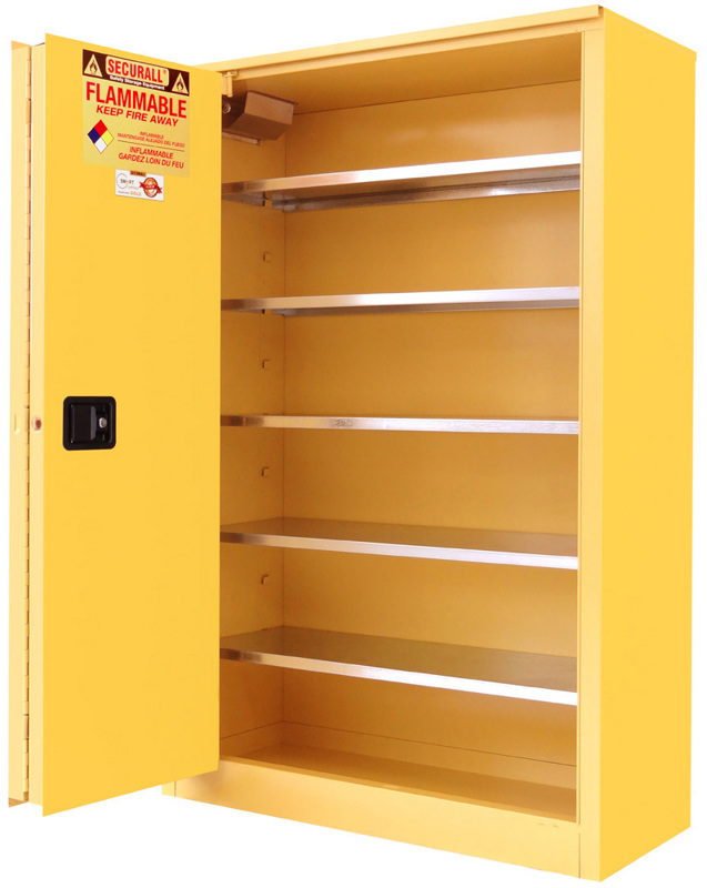 P260 - 60 Gallon Paint Storage Cabinet | Self-Close Self-Latch Sliding ...