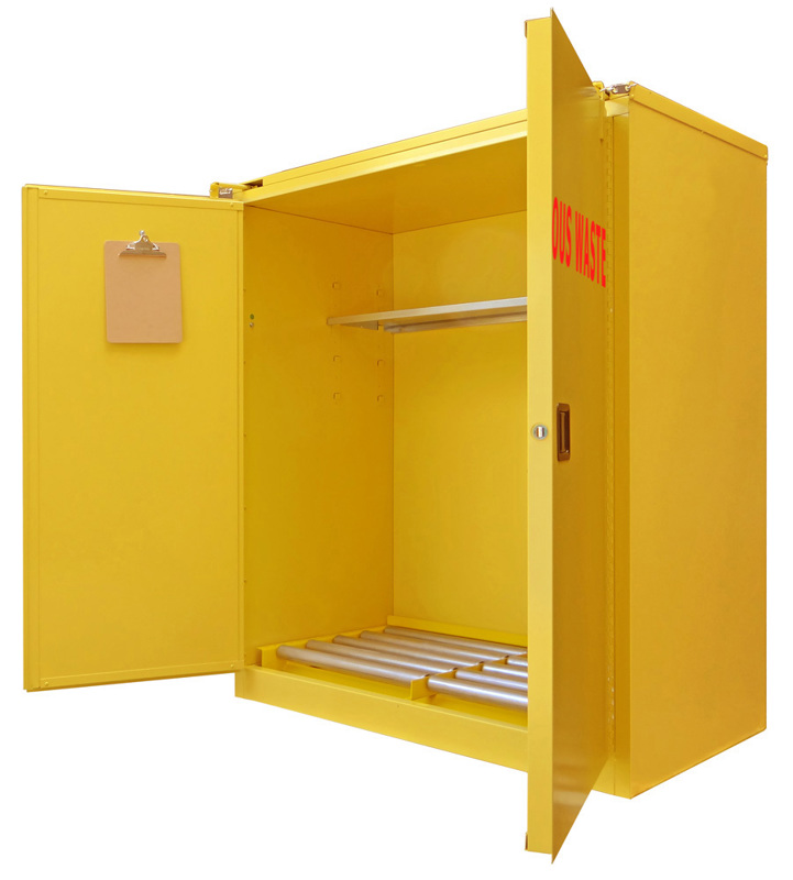 W3080 - 120 Gallon Hazardous Waste Storage | Self-Close Self-Latch Safe ...