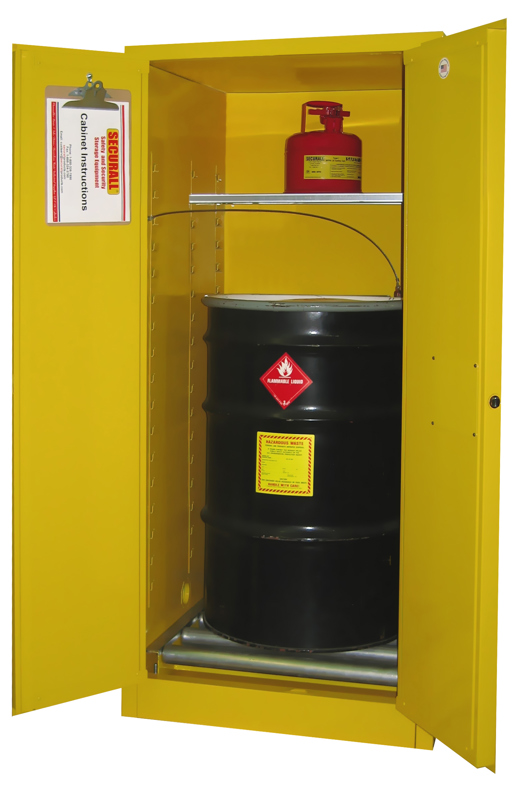 W1040 - 60 Gallon Hazardous Waste Storage | Self-Latch Standard 2-Door ...