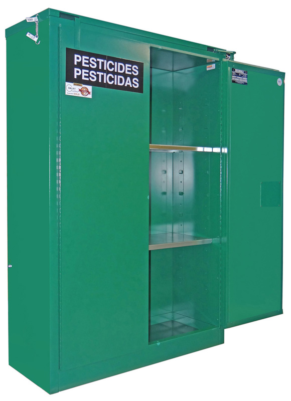 AG345 - 45 Gallon Pesticide Storage Cabinet | Self-Close Self-Latch ...