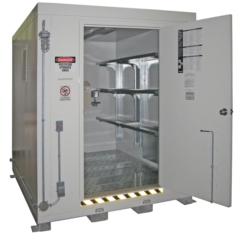 AG1200 - Chemical Storage Locker | Pesticide Storage Building | IBC ...