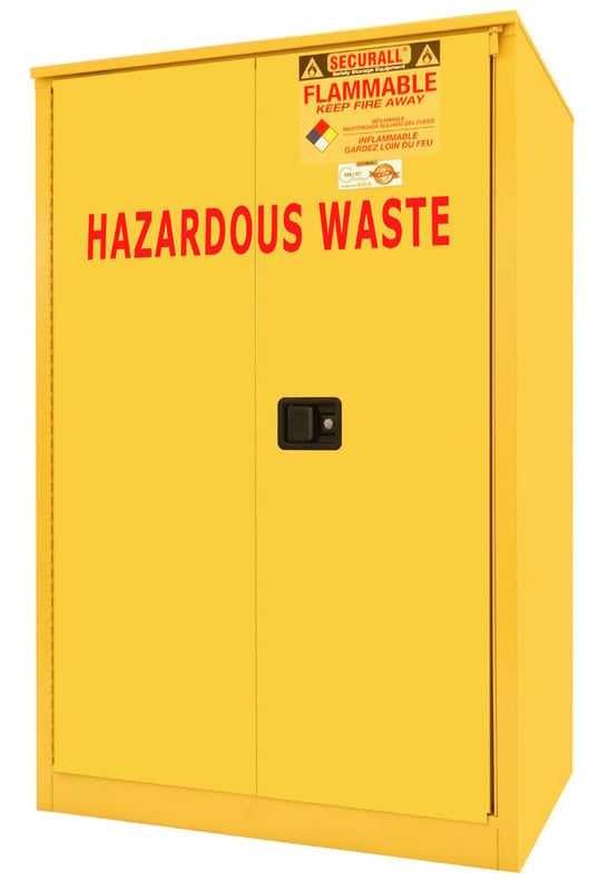 W2075 - 75 Gallon Hazardous Waste Storage | Self-Close Self-Latch ...