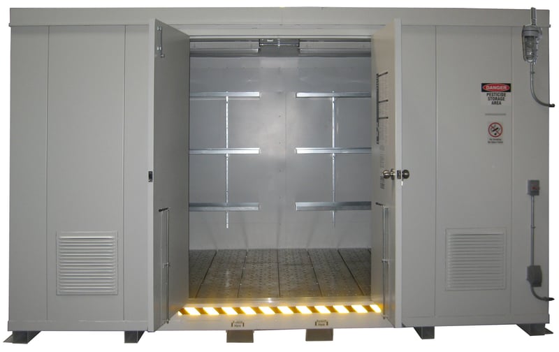 AG2400 - Chemical Storage Building | Pesticide Storage Building | IBC ...