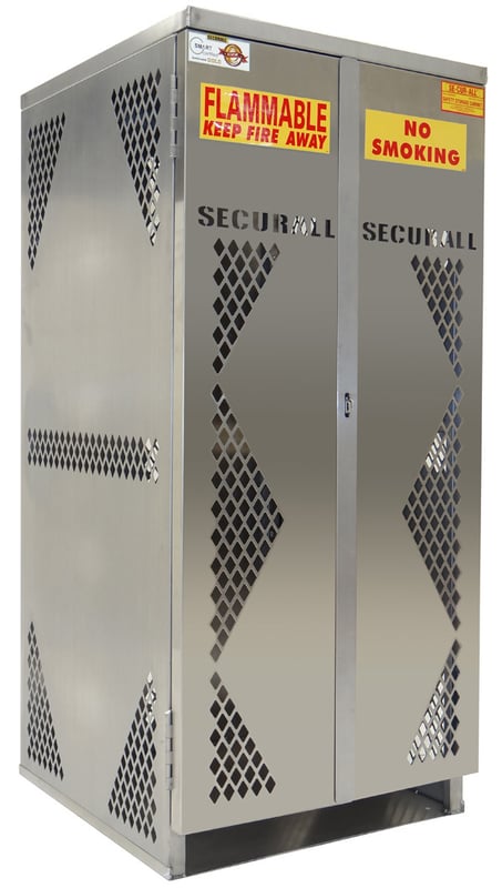 OXYGEN GAS CYLINDER/TANK CABINET | Securall