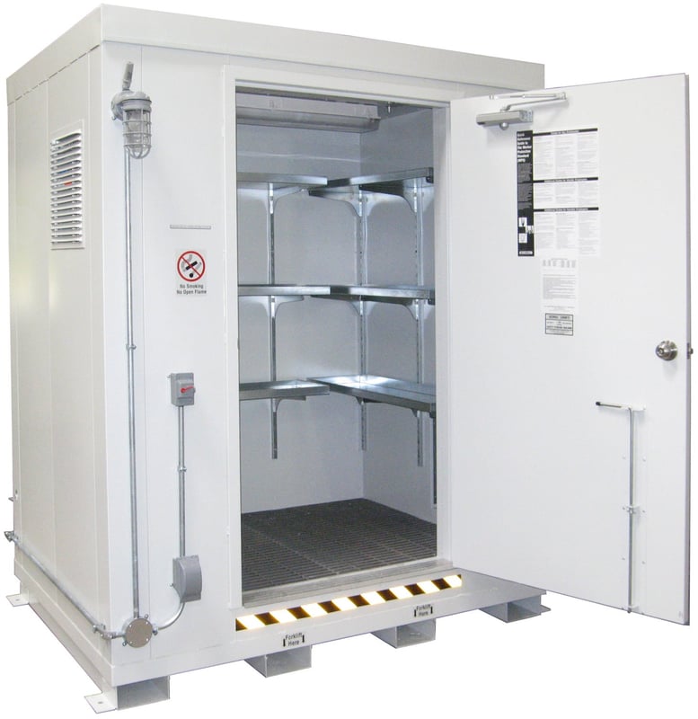 AG600FR2 - Chemical Storage Locker | Pesticide Storage Building | IBC ...